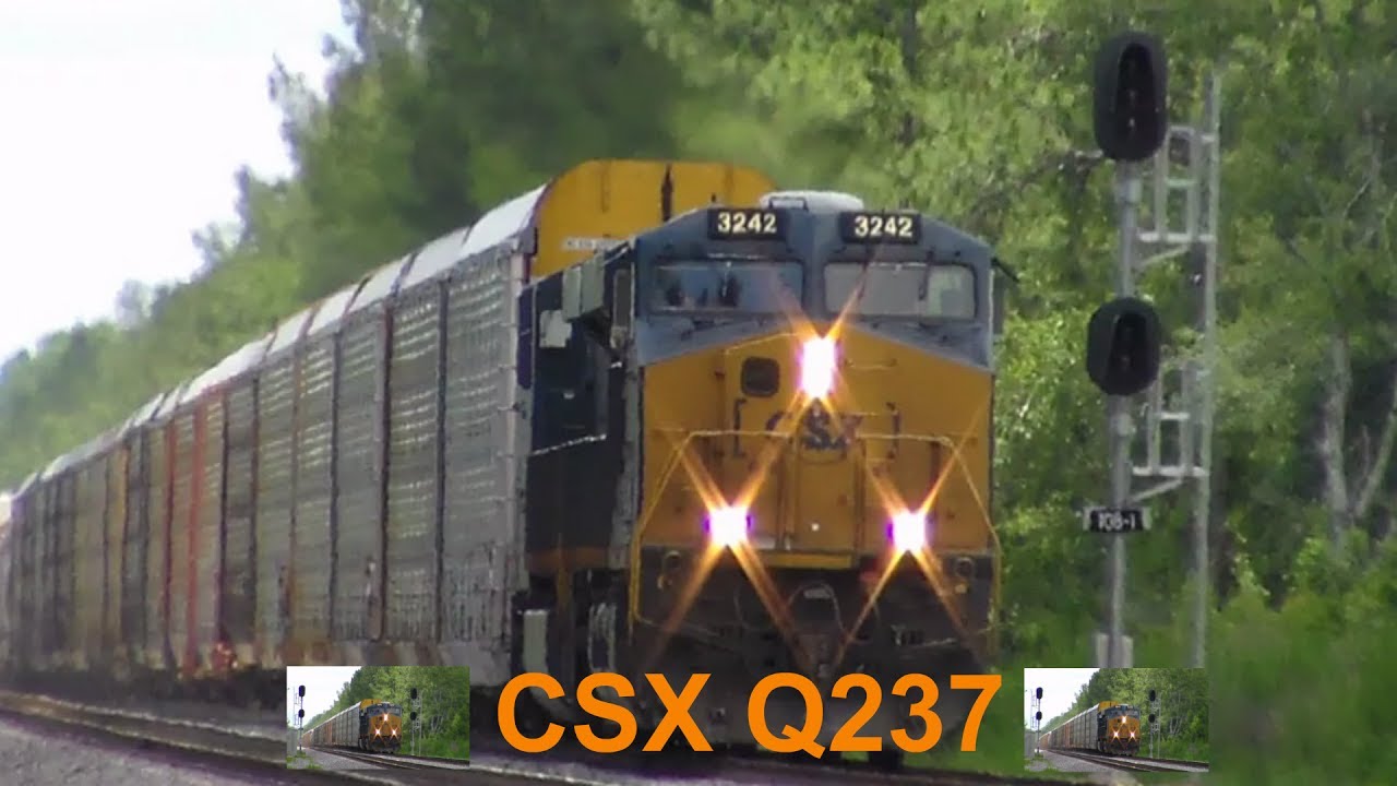 CSX Trains 2017: CSX Q237 - YouTube