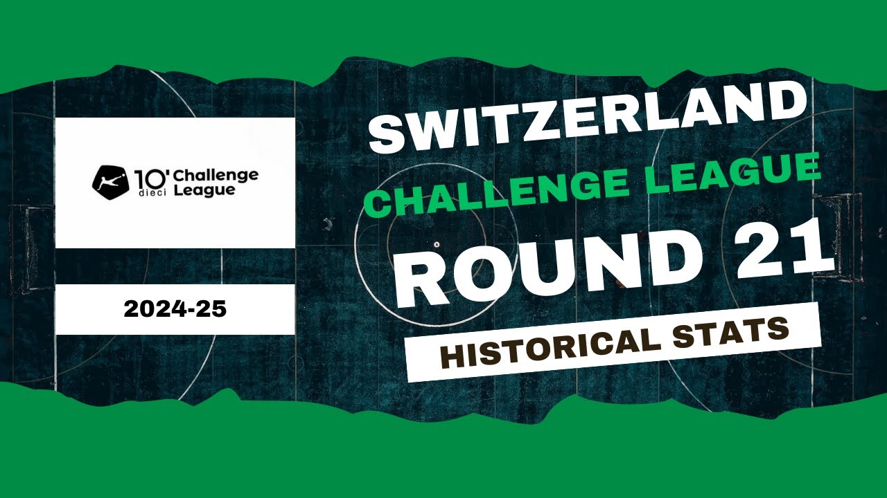 Switzerland | Challenge League Stats Round 21 2024-25 | Historical ...