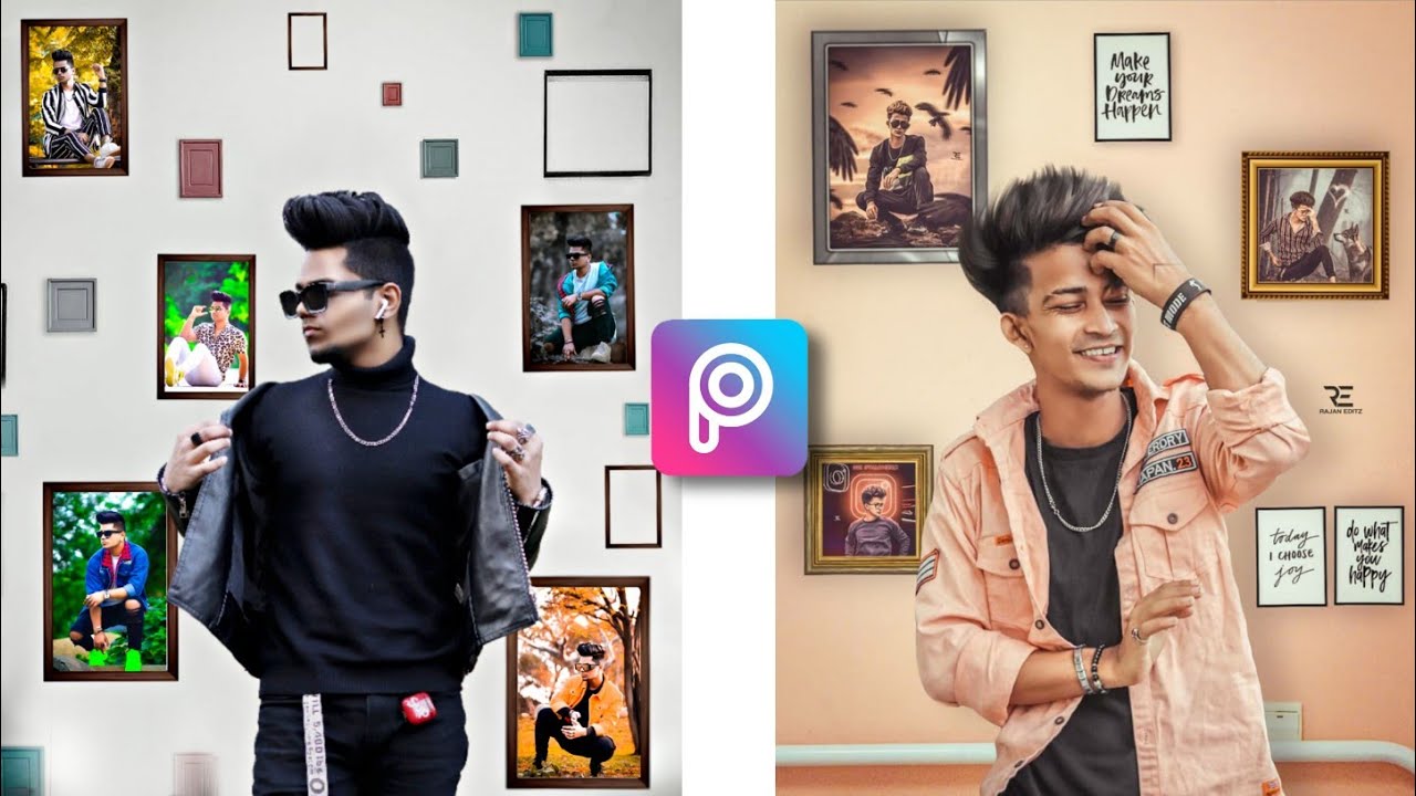 frame photo editing PicsArt-frame photo editing tutorial-photo frame ...