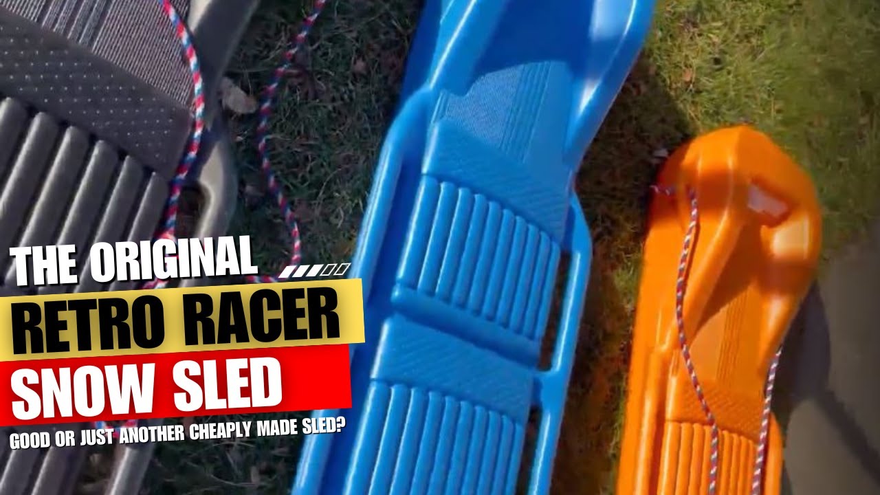 The Best Snow Sled I've Found. A Quick Review on The Retro Racer by ...