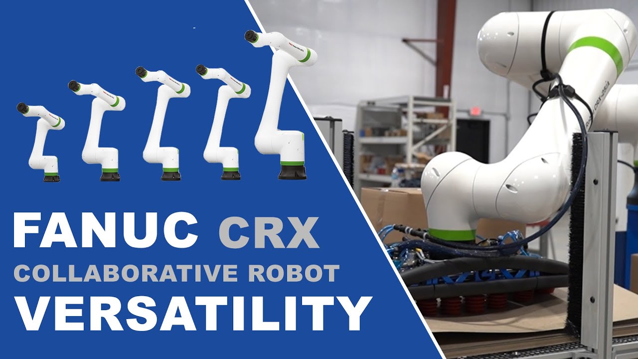 FANUC CRX - A Versatile Collaborative Robot - YouTube
