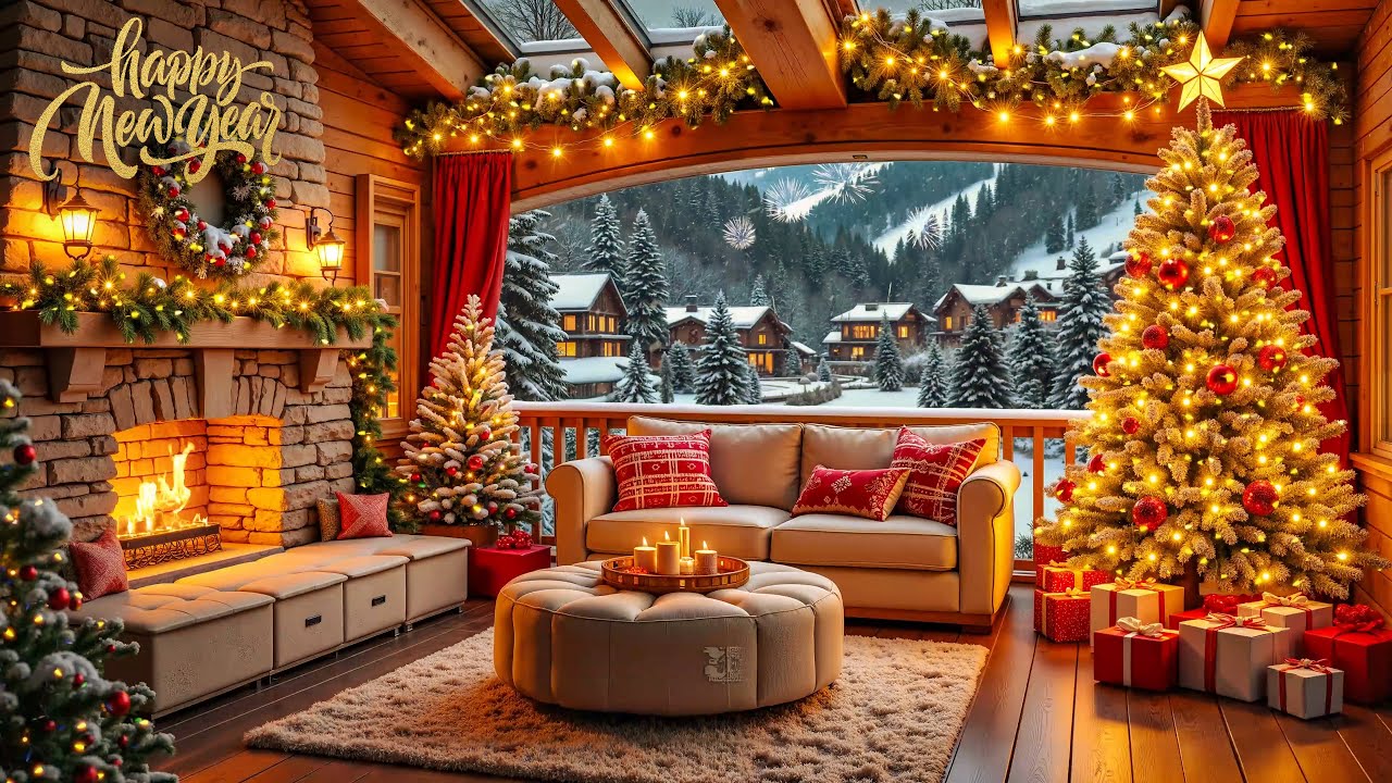 Happy New Year 2026 🎆 Best Relaxing New Year Songs Cozy New Year’s Eve ...