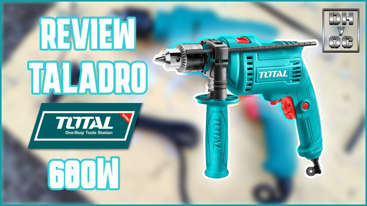 Review TALADRO TOTAL 680W tg1061356 - YouTube