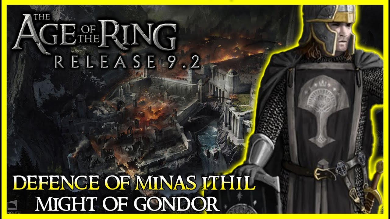 Minas Ithil Defence | Custom Map | Age of the Ring Mod 9.2! - YouTube