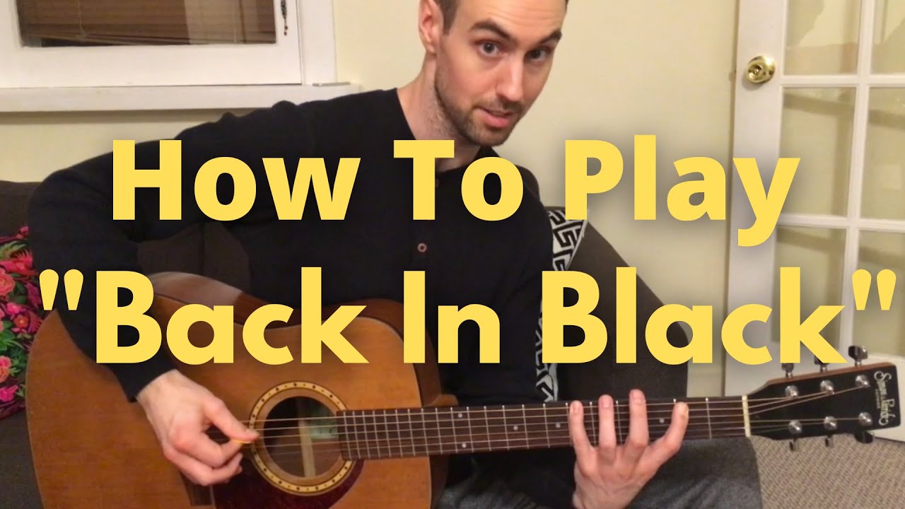 How To Play The Intro To "Back In Black" By AC/DC - Guitar Lessons ...