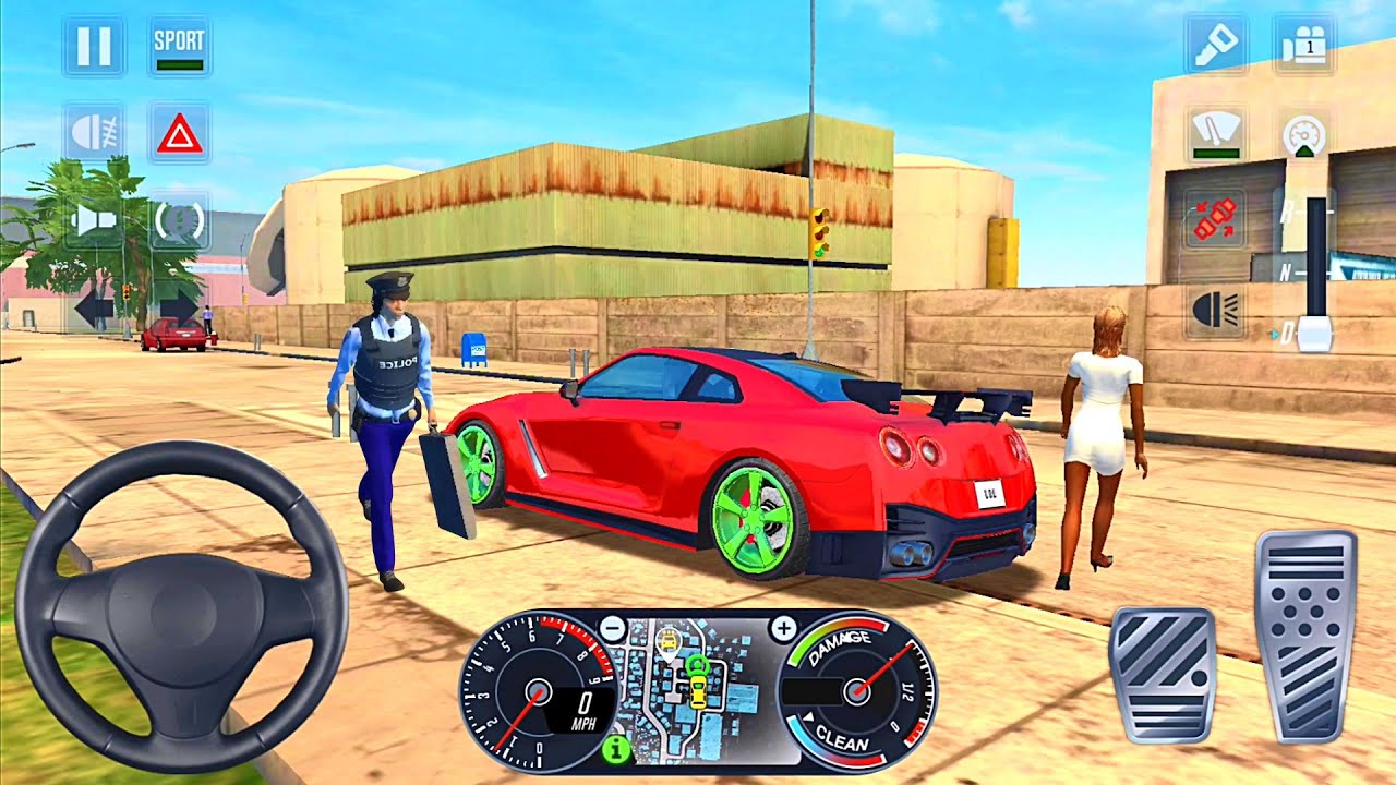 택시 심 2020 스포츠카 Uber 운전 세차 사고 게임 플레이 3d 도시 Best 2021 자동차 시뮬레이터 게임 Androidios 게임 플레이 Youtube