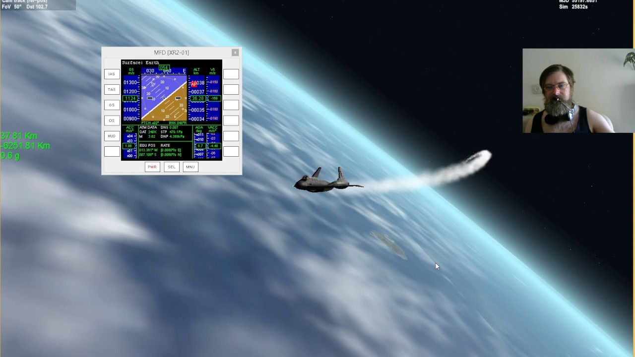 Orbiter 2016 Earth to Moon and back with live comments part 1 - YouTube