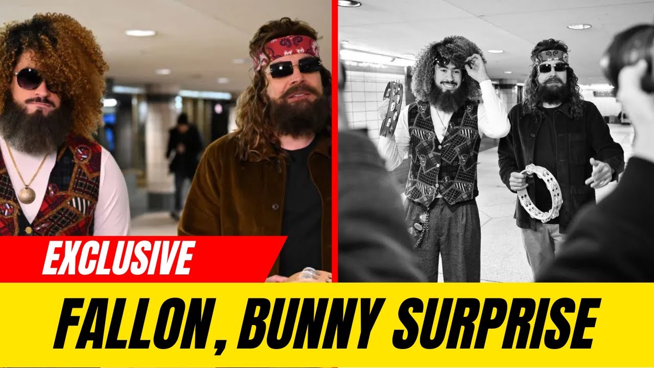 Jimmy Fallon, Bad Bunny go undercover to surprise fans: Watch - YouTube