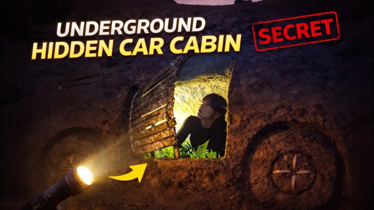 Underground Hidden Car Cabin - YouTube