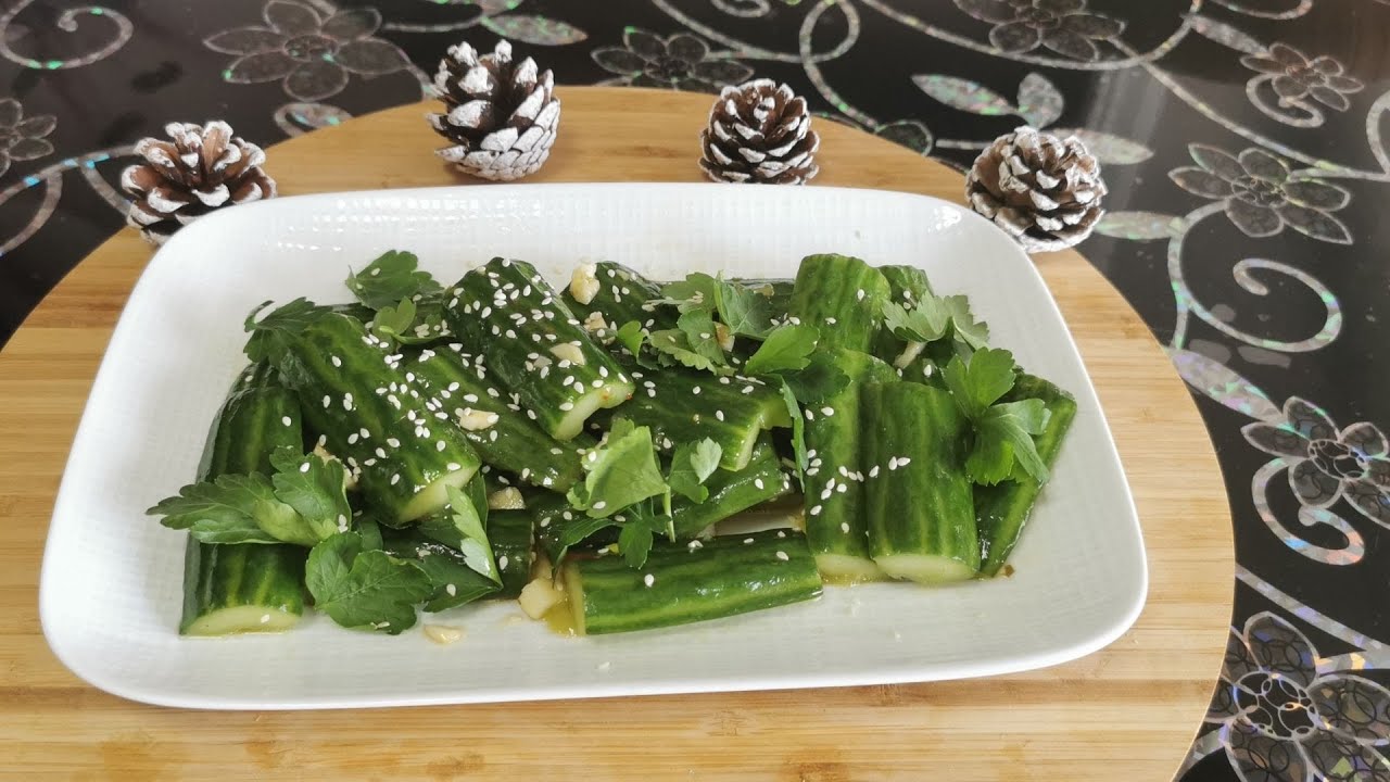 Salade de concombre CHINOIS cassé, LA RECETTE PARFAITE POUR perdre du ...