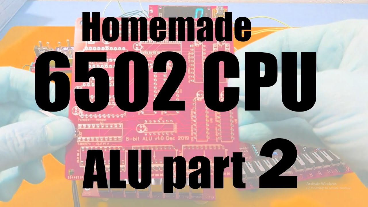 DIY 6502 CPU needs an ALU that can add up! - YouTube