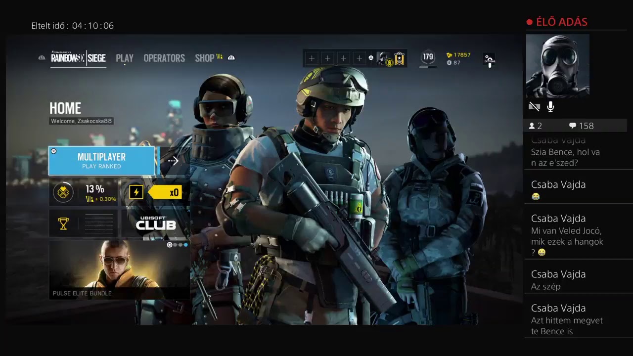 Rainbow Six siege by Jocó PS4 HUN #110 - YouTube