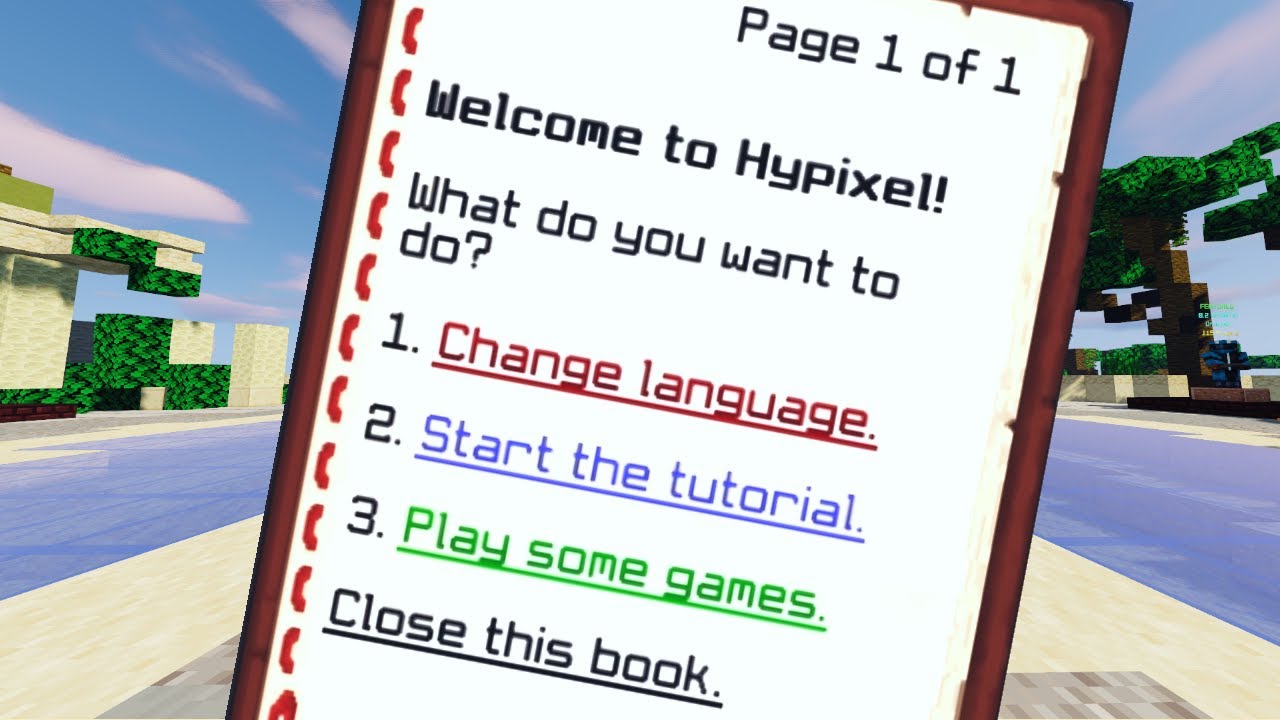 POV: Its your first time joining Hypixel - YouTube