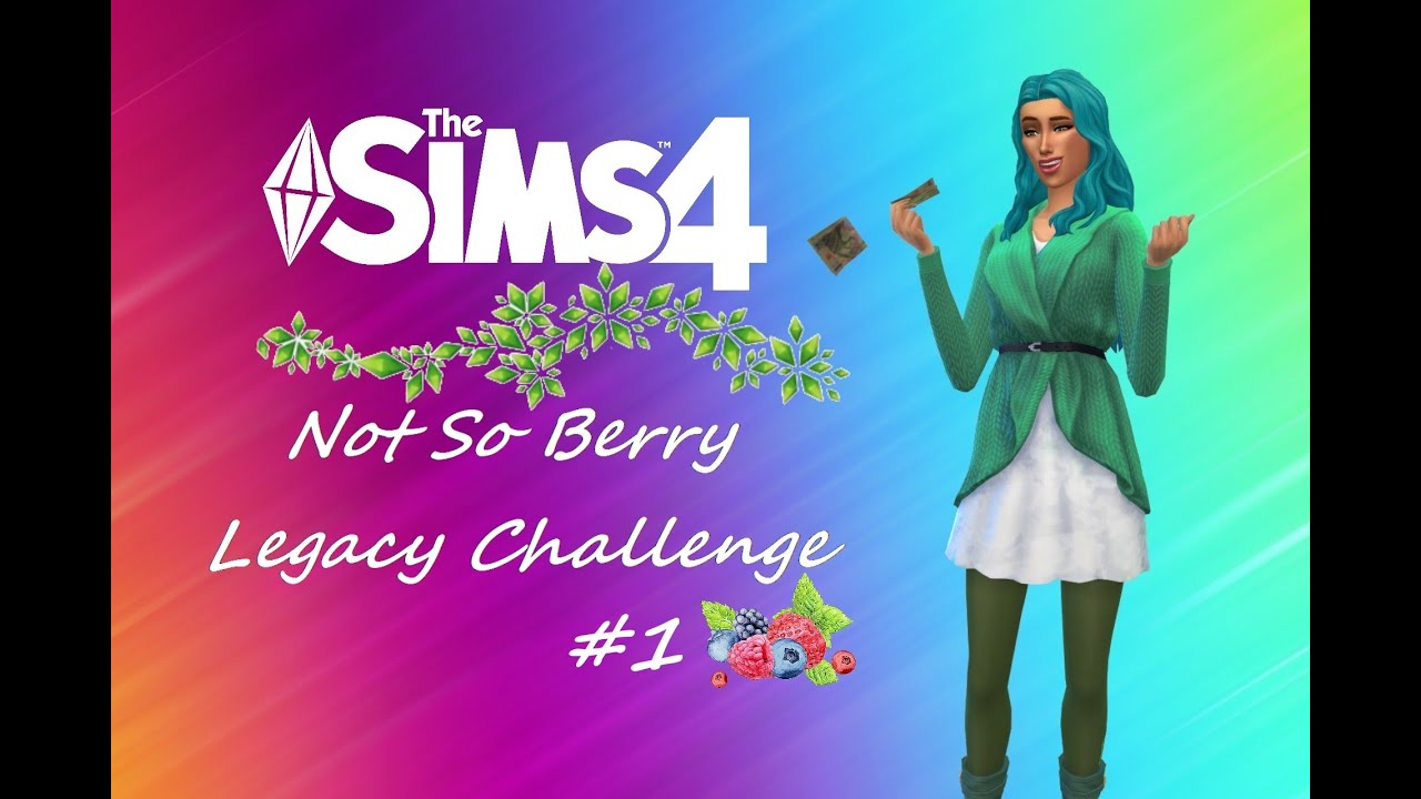 Lilsimsie's Not So Berry Challenge #1 || Generation 1 Mint || The Sims ...