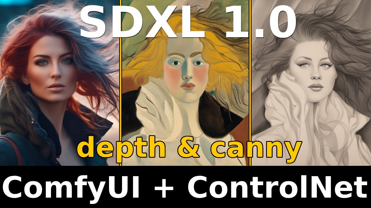 Publicaron los modelos de controlNet canny y depth para SDXL 🤖🖌️ - YouTube