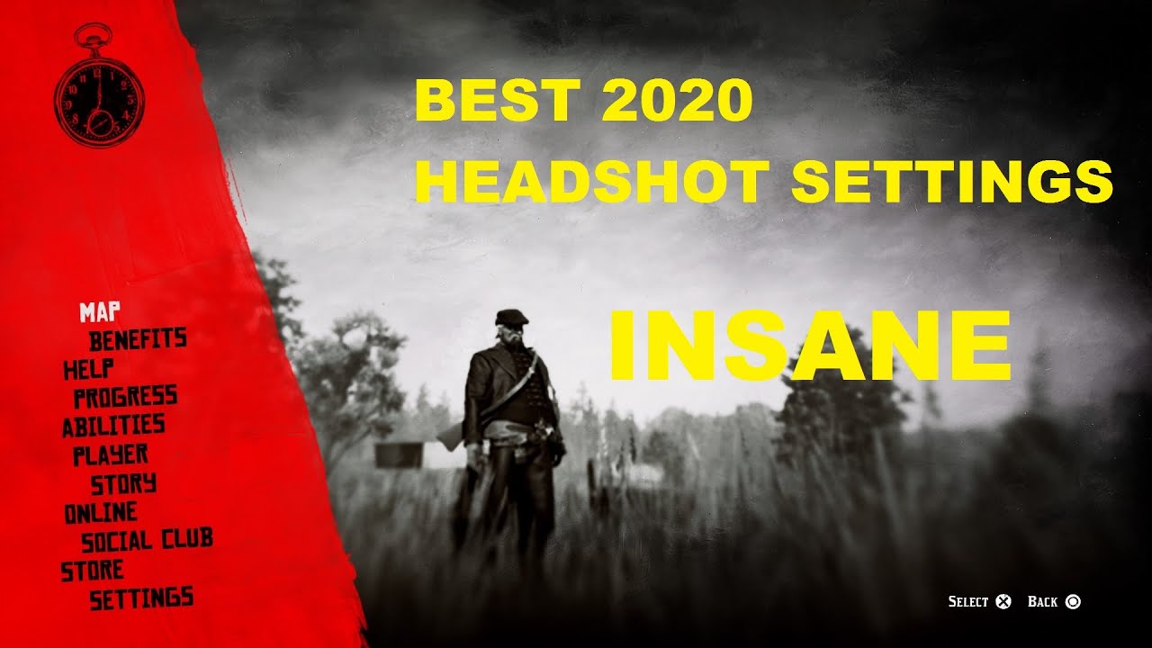 Red Dead Redemption 2 Best headshot settings - YouTube