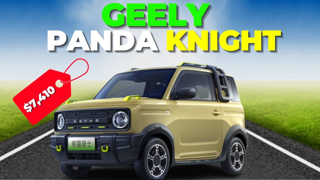 An all-electric off-road mini EV Geely Panda Knight launched - YouTube