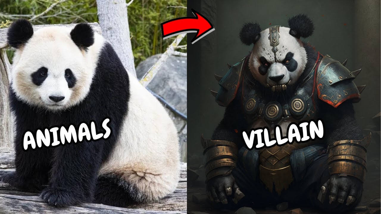 Turning Animals into SUPER VILLAINS - YouTube