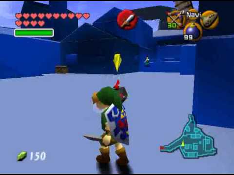 Zelda OOT Hack: Flare Dancer in Kakariko Village - YouTube