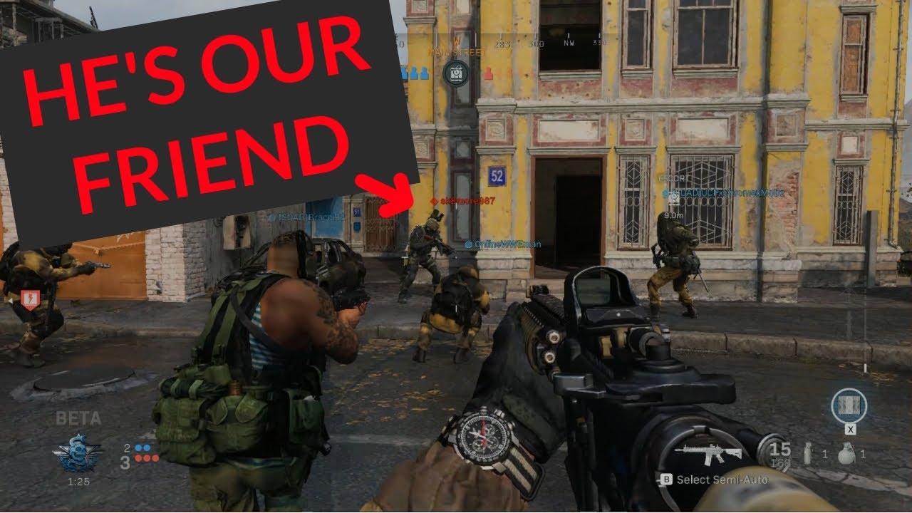 Friend On The Enemy Team | Call of Duty Modern Warfare - YouTube