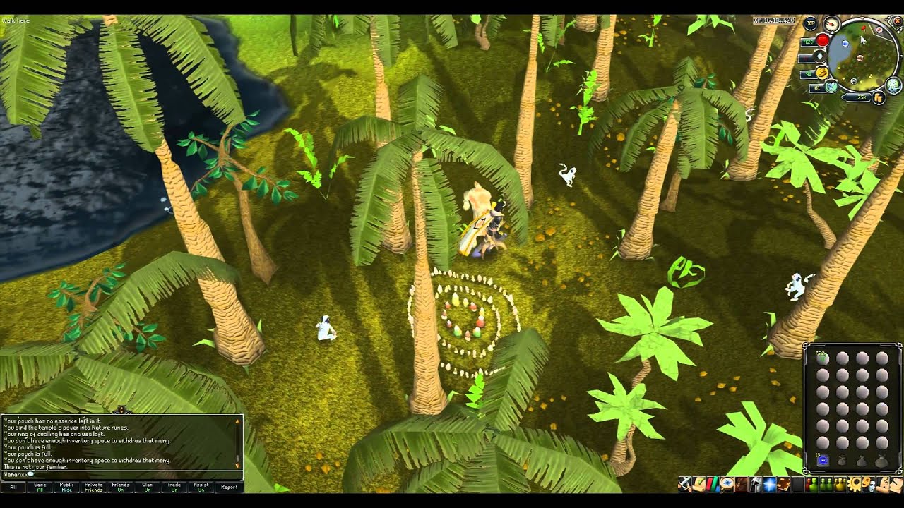 How to craft Nature Runes (HD) - YouTube