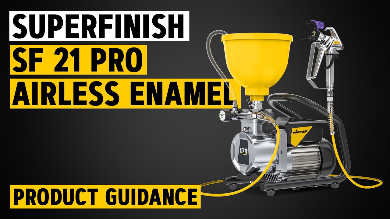 SuperFinish SF 21 Pro Airless Enamel - Setup, Application, Cleaning ...