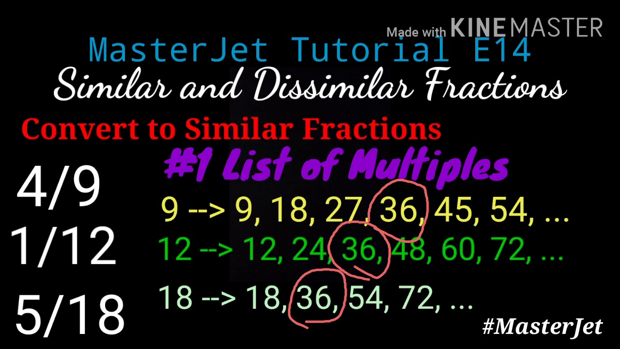 SIMILAR AND DISSIMILAR FRACTIONS HOW TO CONVERT DISSIMILAR FRACTIONS similar-and-dissimilar-fractions-how-to-convert-dissimilar-fractions