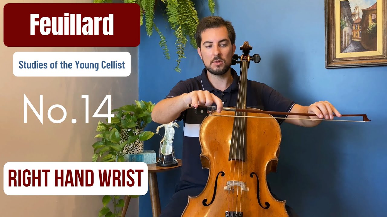 Cello Technique Lesson: RIGHT HAND'S WRIST using Etude No. 14 by ...