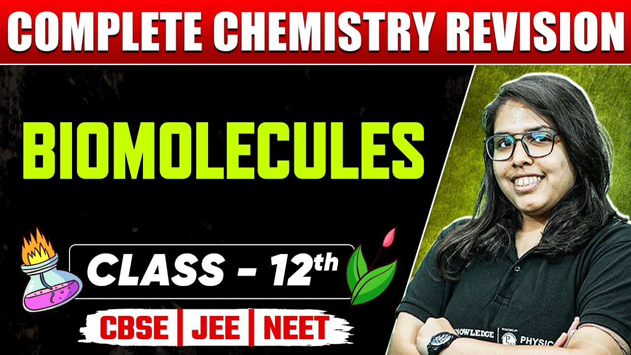 BIOMOLECULES in 30 Minutes | Complete Revision | Chemistry | Class 12 ...