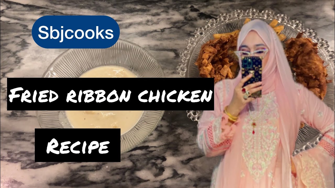 Crispy ribbon chicken recipe | sbjcooks - YouTube