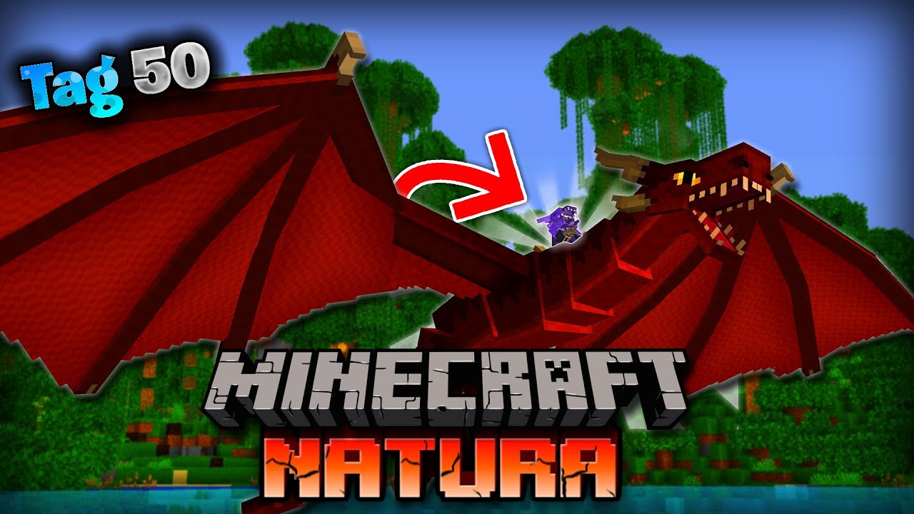 Ich überlebe 50 Tage in Minecraft Natura - YouTube