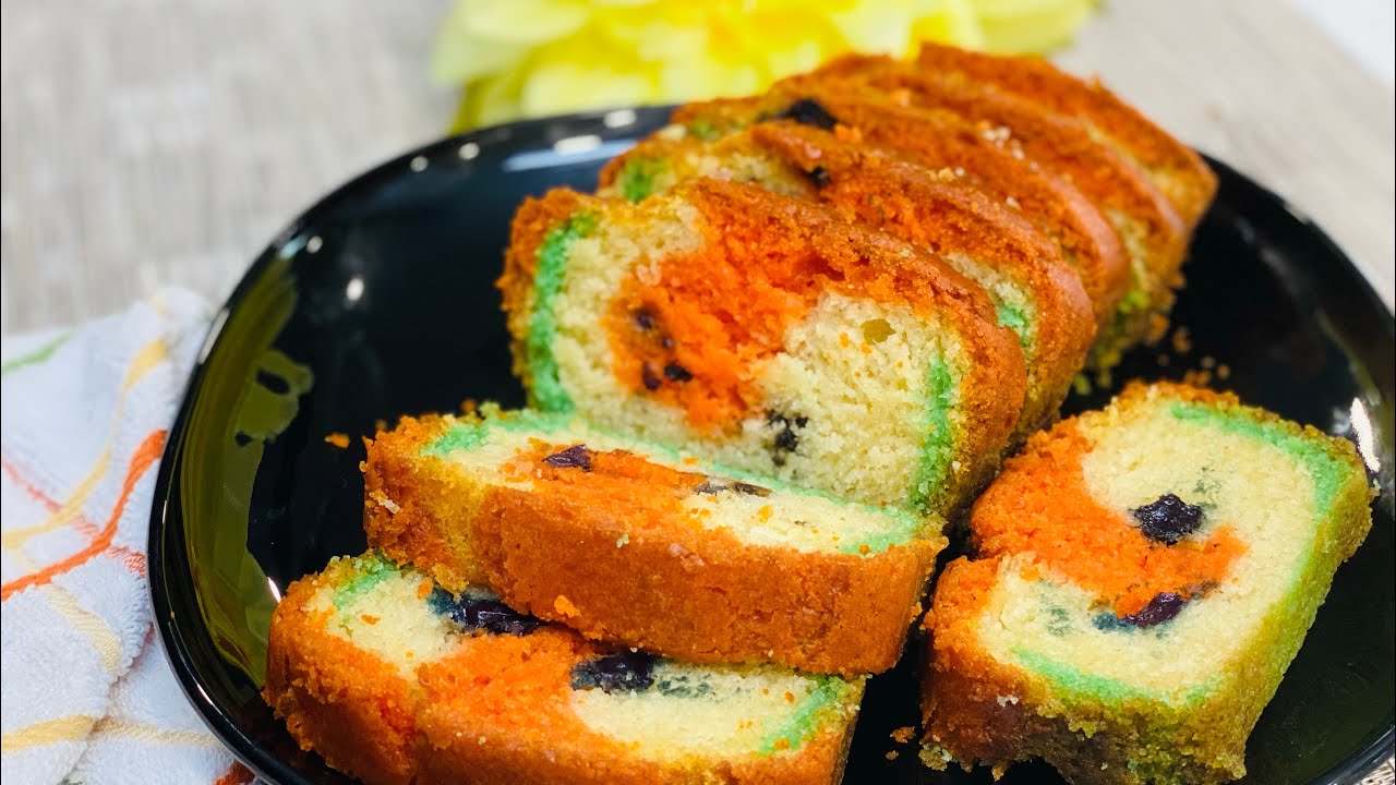 Eggless Tri color cake | Independence Day special Cake | Ribbon Cake ...