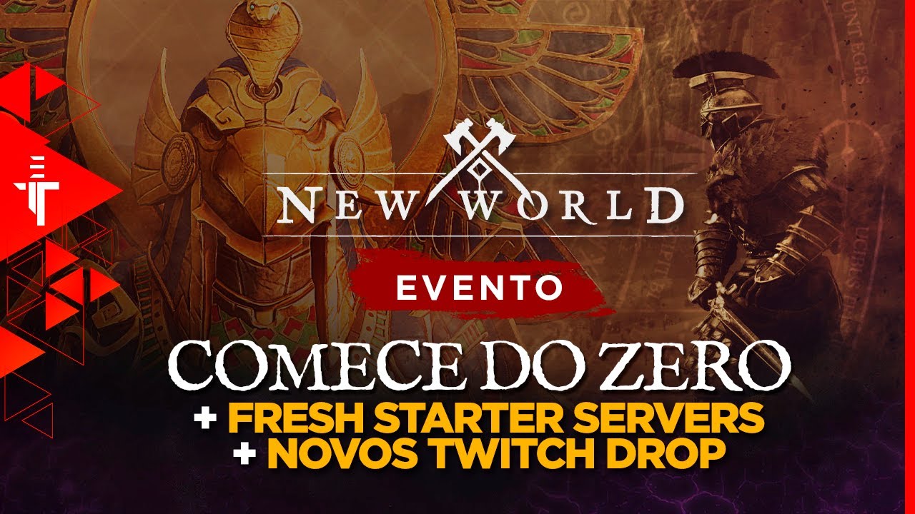NEW WORLD | COMECE DO ZERO ESCOLHA SEU SERVIDOR FRESH STARTER + NOVOS ...