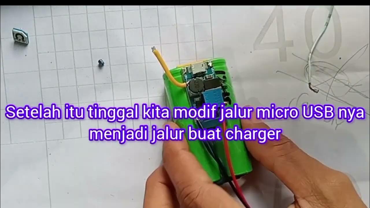 cara pasang dan modif modul step up mt3608 micro USB - YouTube