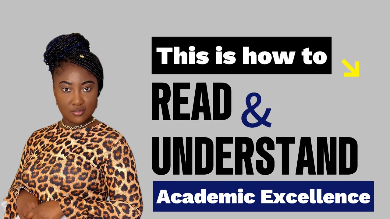3 Steps to READ and UNDERSTAND for Academic Success. - YouTube