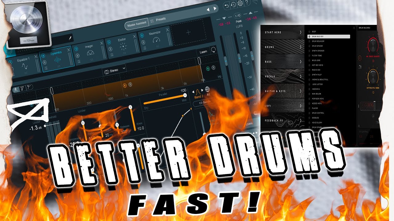 Better HARDER Drums! ( Mixing and Processing) - YouTube