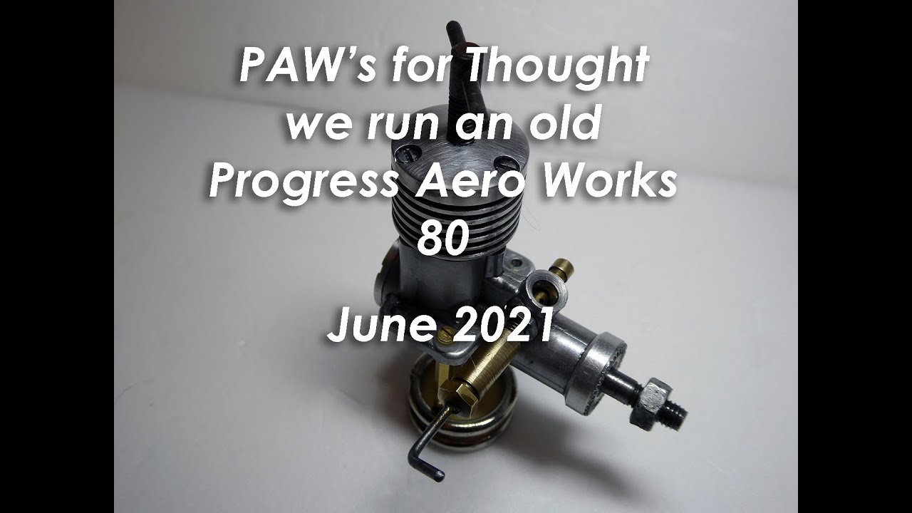 PAWS for Thought. Running a Progress Aero Works 80 Model Diesel Engine ...