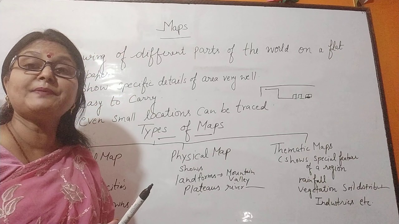 Maps and their types( class 5) - YouTube