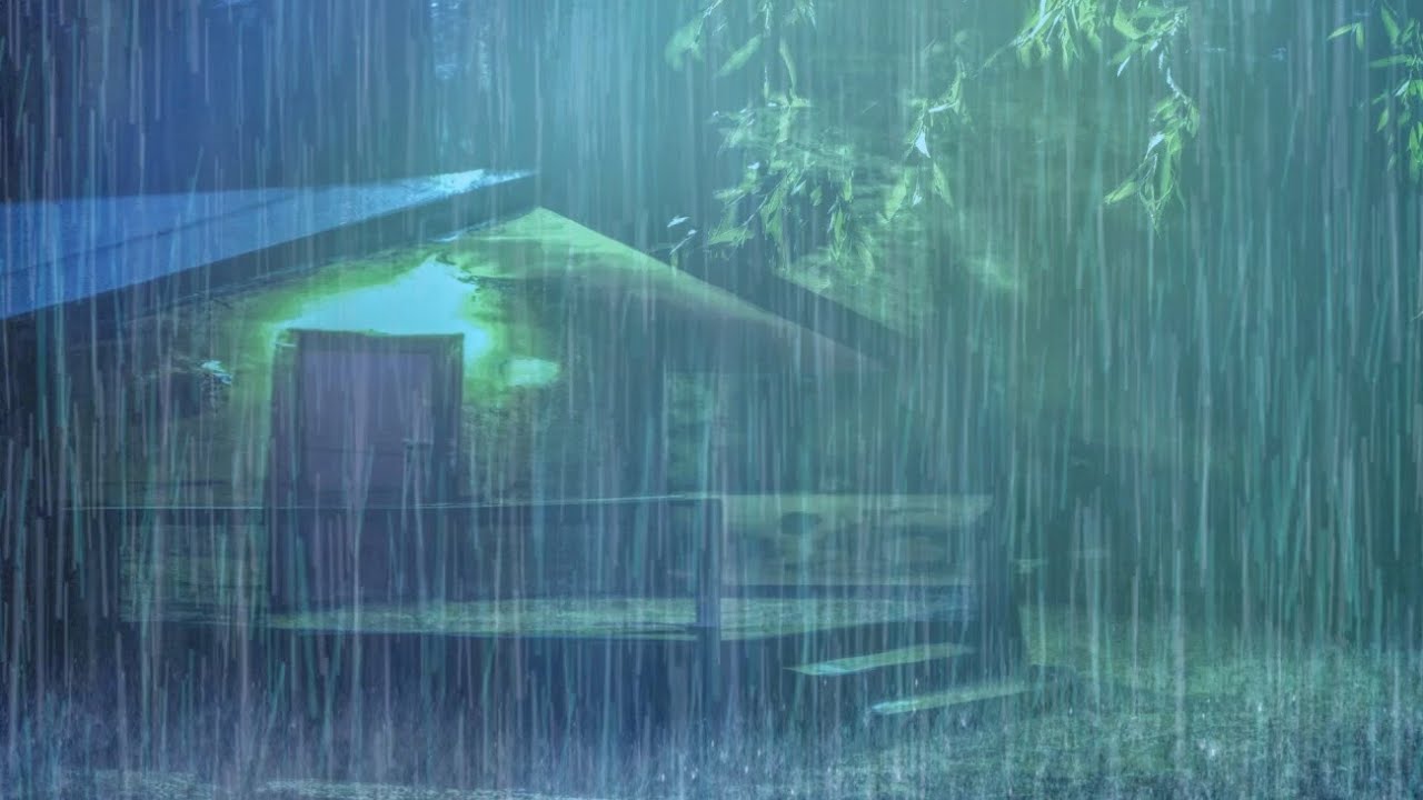 Get Comfy and Fall Asleep to Heavy Rain - Sounds of Rainfall to Help ...