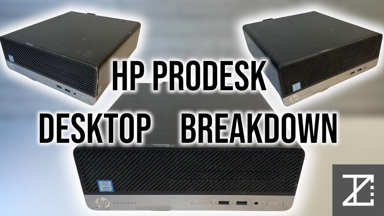 Disassembling the HP ProDesk Tower PC | Mid Tower Edition - YouTube
