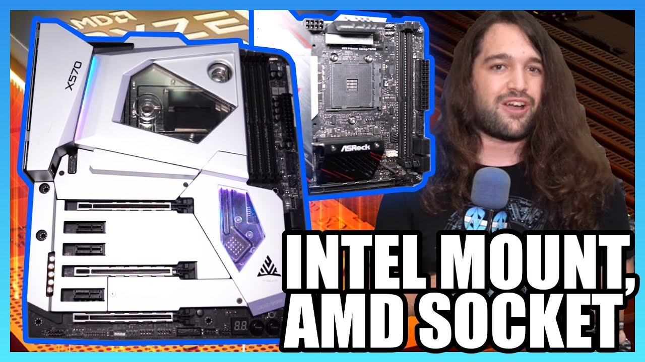 ASRock $1000 X570 Aqua Motherboard, Taichi, & Intel Mount for AMD ...