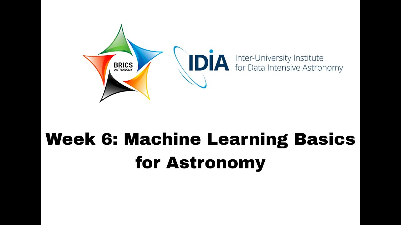 Week 6: Machine Learning Basics for Astronomy - YouTube