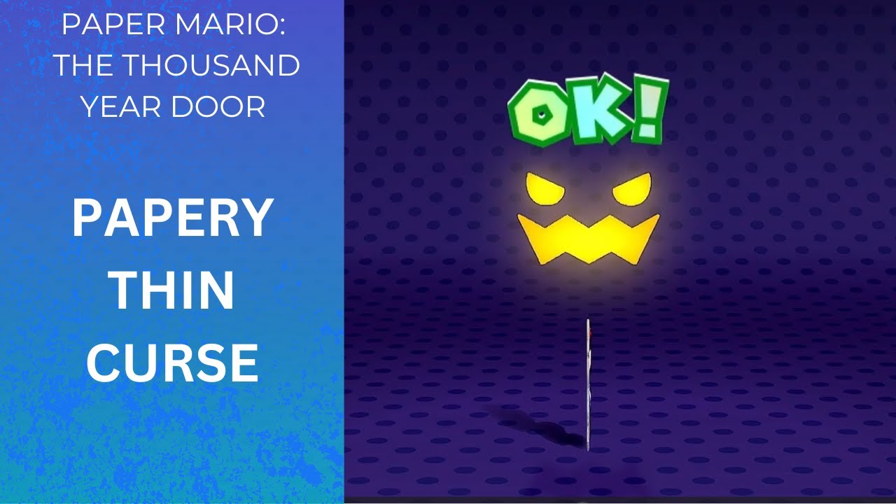 Papery Thin Curse - Paper Mario: The Thousand Year Door - YouTube