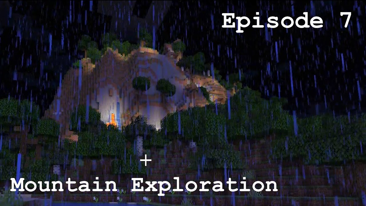 Mountain Exploration ~ (First Time Solo Survival Minecraft S1Ep7) - YouTube