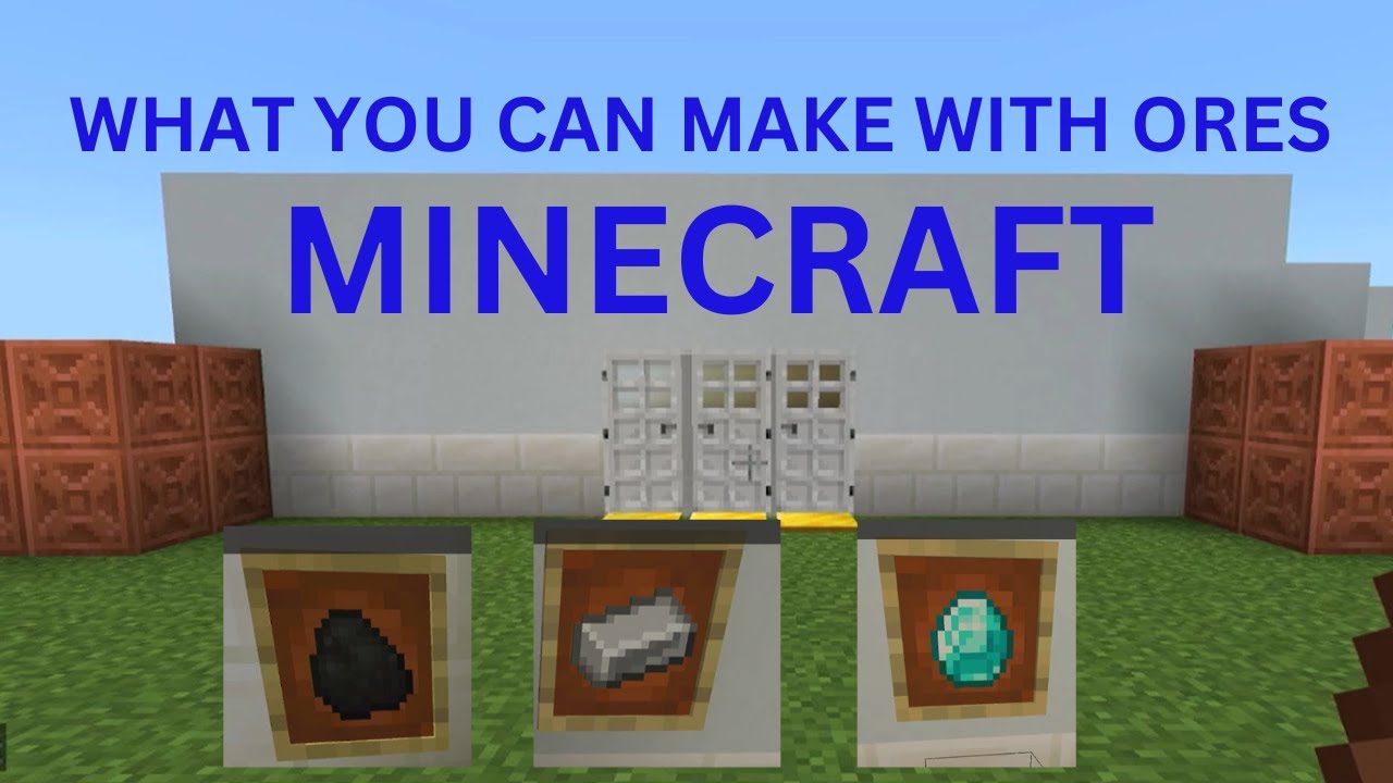 WHAT YOU CAN MAKE WITH ORES IN MINECRAFT PART 1 - YouTube