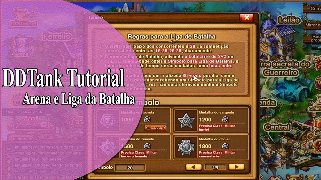 DDTank Tutorial: Arena e Liga da Batalha - YouTube