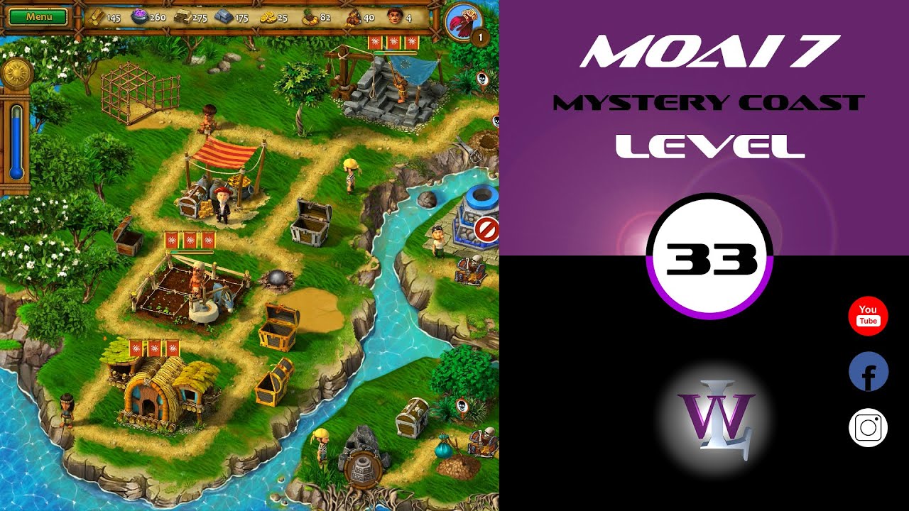MOAI 7 - Mystery Coast - Level 33 walkthrough - YouTube