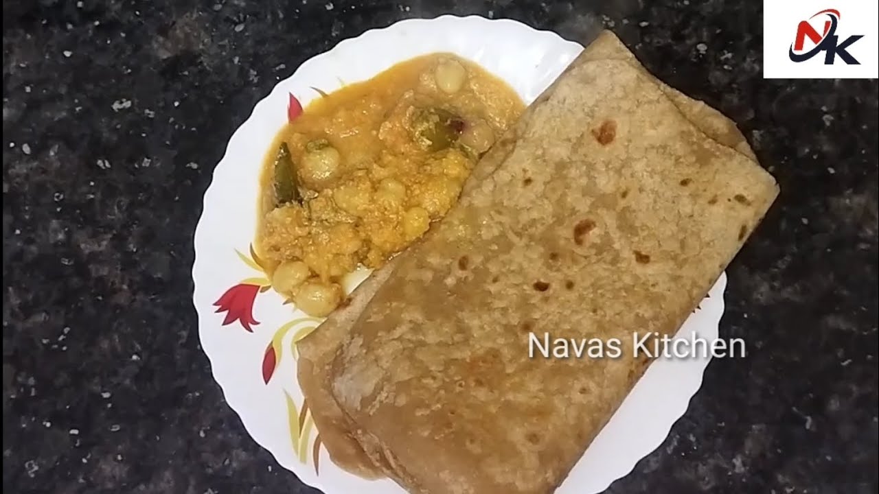 Poori Chapati sides dish | Channa Masala Gravy Recipe in Tamil - YouTube