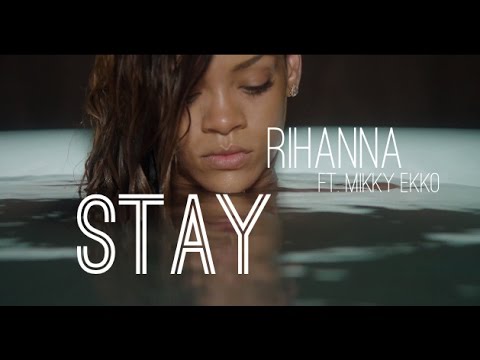 Rihanna Stay instrumental with lyrics (on description) - YouTube