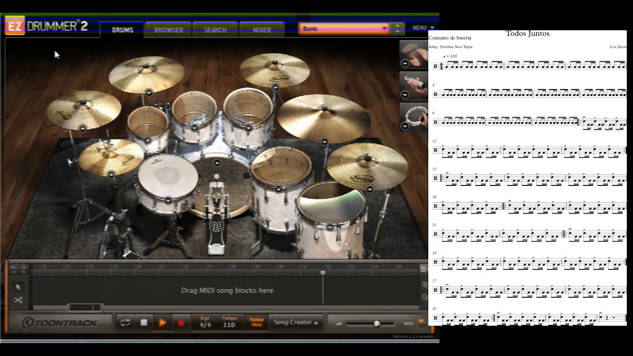 Todos Juntos - Tutorial Bateria - YouTube